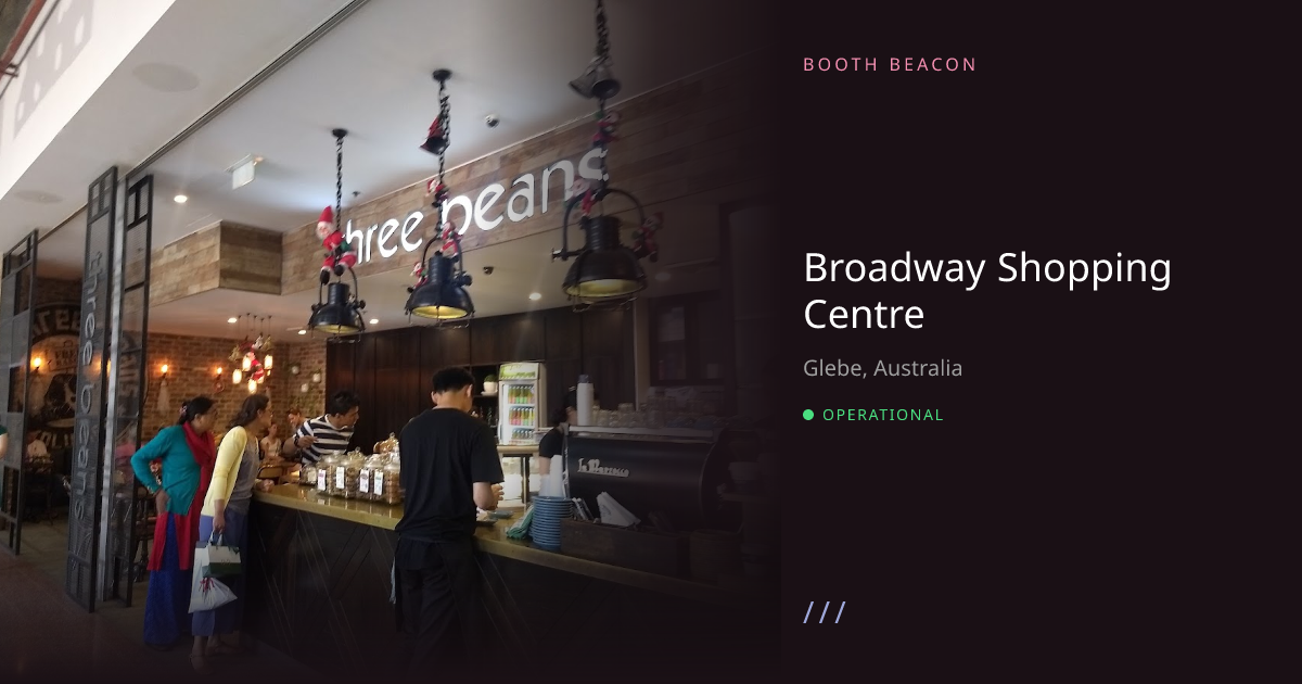Glebe Photo booth - Broadway Shopping... | Booth Beacon