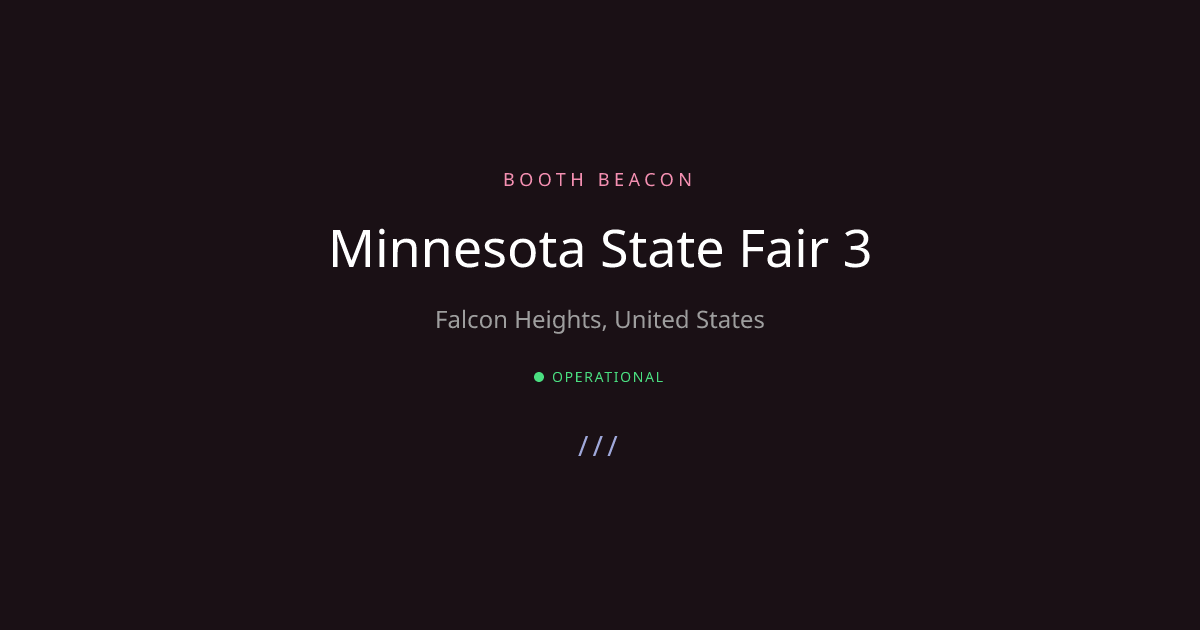 Falcon Heights Photo booth - Minnesota State F... | Booth Beacon
