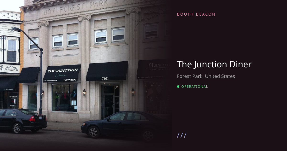 Forest Park Analog Photo Booth - The Junction Diner | Booth Beacon